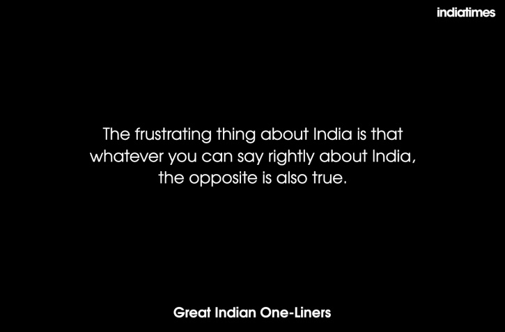 20 Great Indian One Liners That'll Make You Think