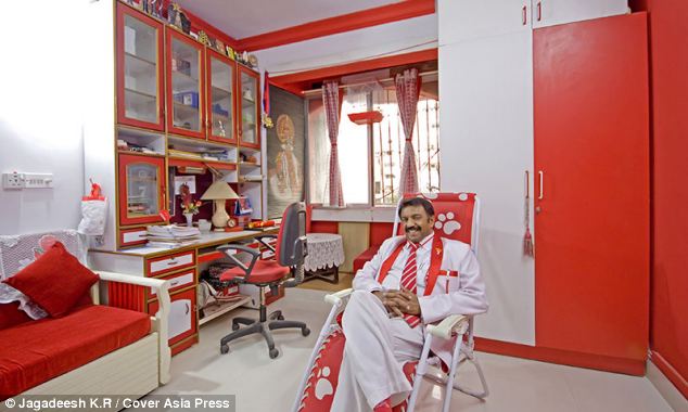 Meet Sevenraj - A Man Obsessed With The Colours Red And White, And The ...