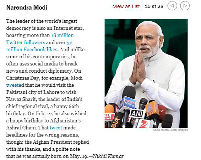 TIME Magazine Ranks Modi Among 30 Most Influential People On The ...