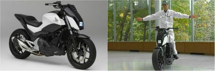 Honda Just Made A Futuristic Bike That Can Balance Itself On Two Wheels ...