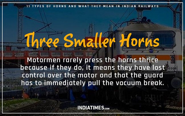 11 Types Of Horns And What They Mean In Indian Railways