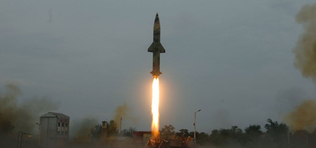 India Successfully Test Fires Nuclear-Capable Prithvi-II Missile With ...