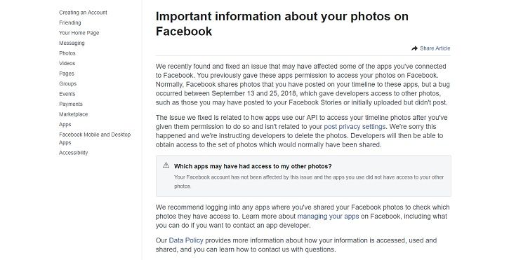 6.8 Million Facebook User's Photos Leaked Last Week, Here's How To ...