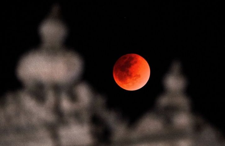 14 Images Of Century's Longest Lunar Eclipse Around The World