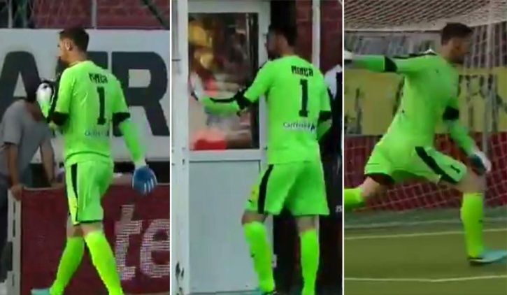 Goalkeeper Takes Time Wasting Tactics To New Heights, Goes Back To ...