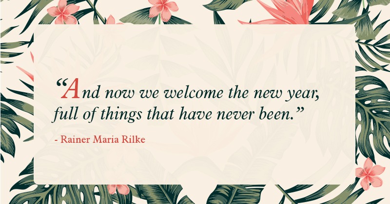 Start The New Year On A Fresh Note With These Beautiful Lines