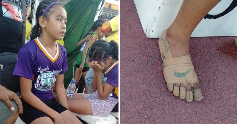 जूते नहीं थे तो बैंडेज बांधकर रेस में दौड़ी 11 साल की एथलीट, जीत के ...