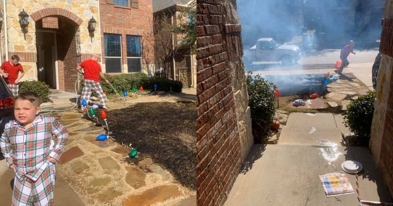 Viral Video: 12-Year-Old Boy Sets Front Yard On Fire With Magnifying ...