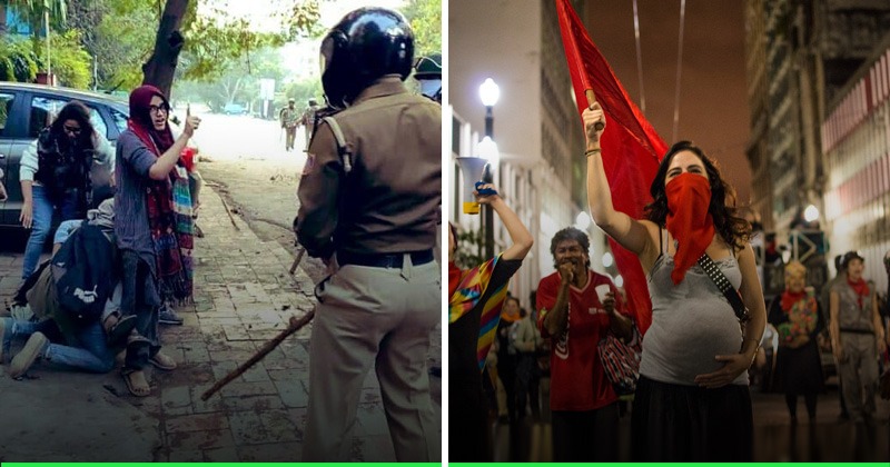 36 Powerful Images Of Women Protesters Leading From The Front Across ...