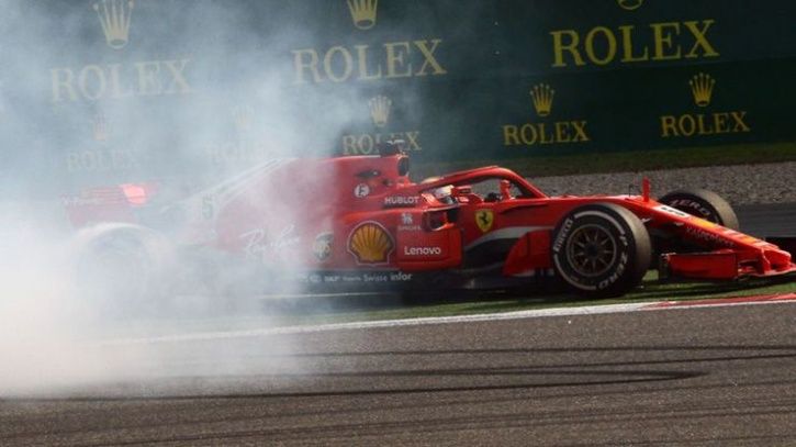 Big Setback For Ferrari As Sebastian Vettel Crashes During Pre-Season ...