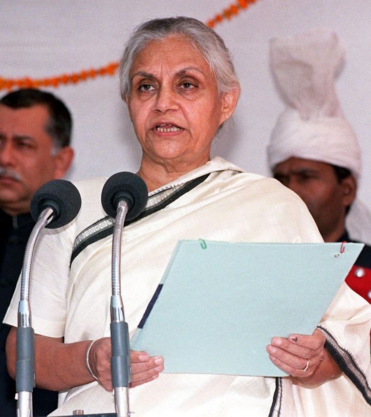 Sheila Dikshit Journey:14 Images Show Political Journey Of Sheila ...