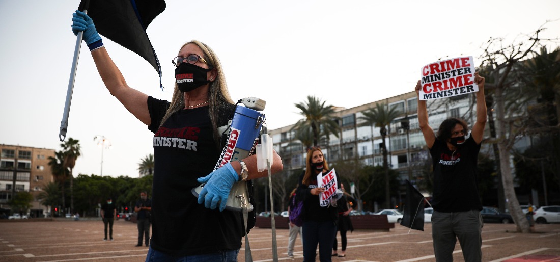 World’s First Protest Observing Social Distancing