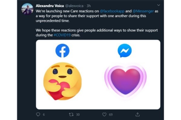 Facebook Launches 'Care' Reactions, To Remind Each One We’ll Overcome ...