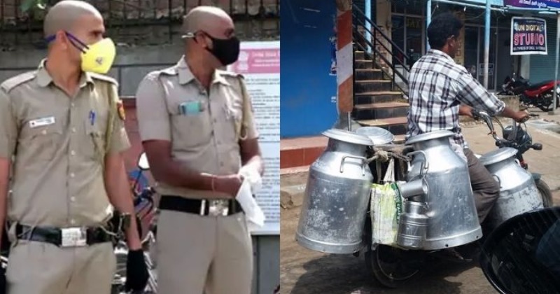 Man Tries To Smuggle Liquor In Milk Cans