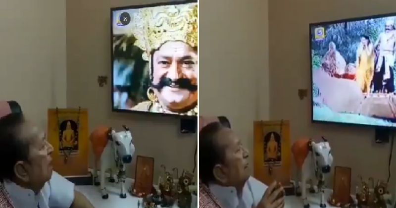 वीडियो: जब 30 साल बाद ख़ुद को टीवी पर सीताहरण करता देख 'रावण' सबसे ...