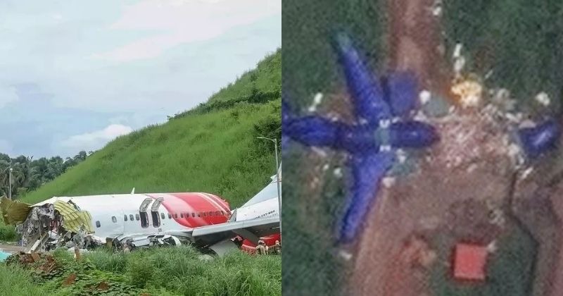 Satellite Imagery Captures Air India Express Crash