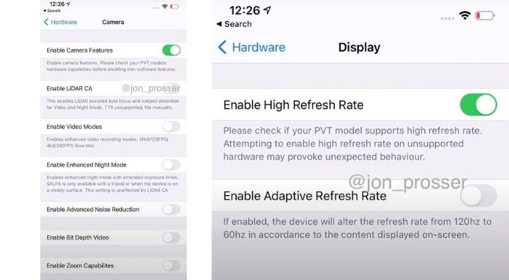iPhone 12 May Have 120Hz Screen, 4K Video Capture At 240 Frames Per Sec