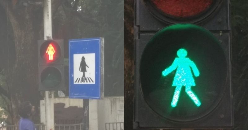 Signals And Traffic Lights At Dadar To Show Female Figures
