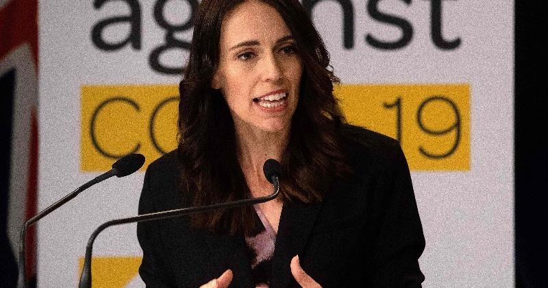 New Zealand Prime Minister Jacinda Ardern Uses DIY Face Mask