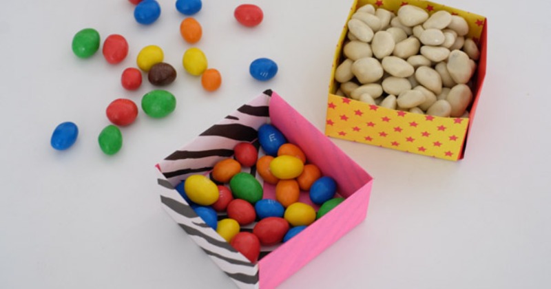 Make Your Own Cute Origami Snack Box