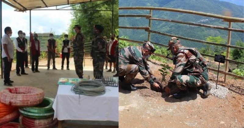 Assam Rifles Build Agro Farming Shed, Also Restore Road That Was Badly ...