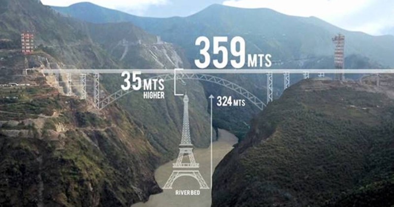 All You Need To Know About World's Highest Railway Bridge in India