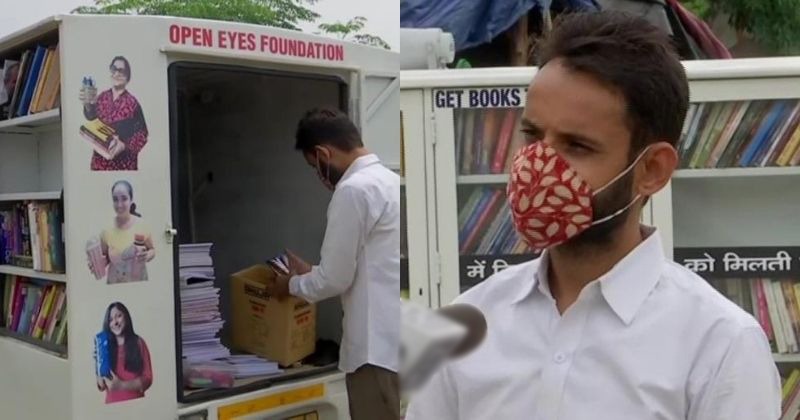 Mohali Man Drives A Mobile Library To Help Underprivileged Kids