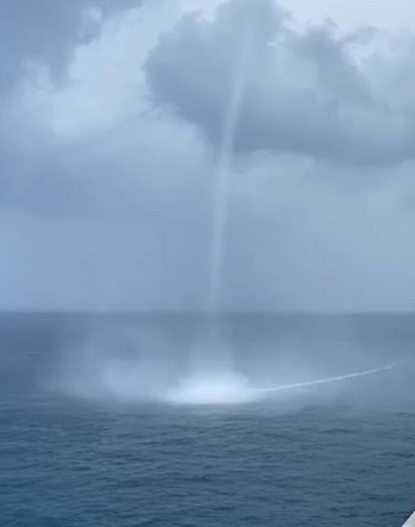 Waterspouts Spotted In Louisiana, US
