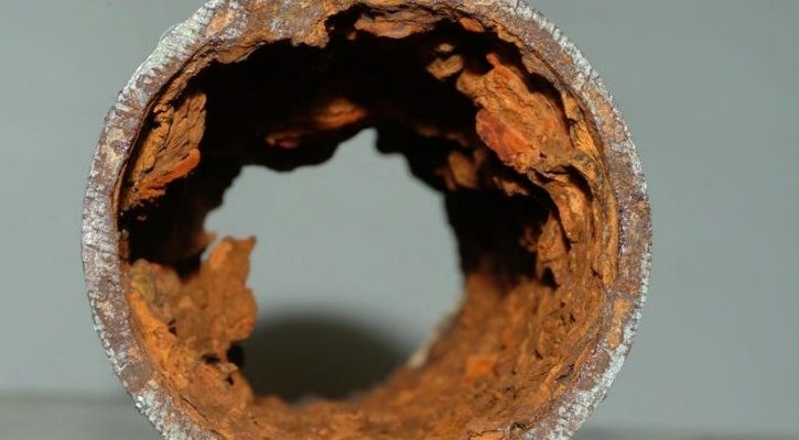 Rust In Chromium Alloy In Pipes Can React With Water Chemicals To Cause ...