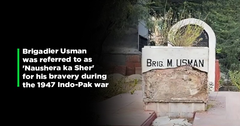 Grave Of Indo-Pak War Hero Brigadier Mohammad Usman Vandalised By ...