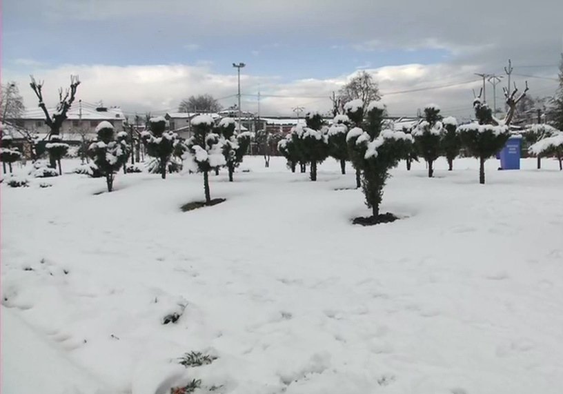 First Snow Of The Season In Kashmir