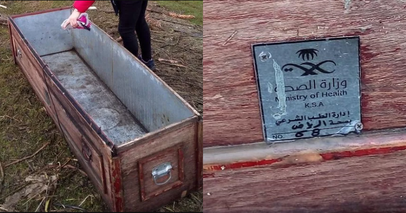 Empty Coffin Washes Up In A UK Field