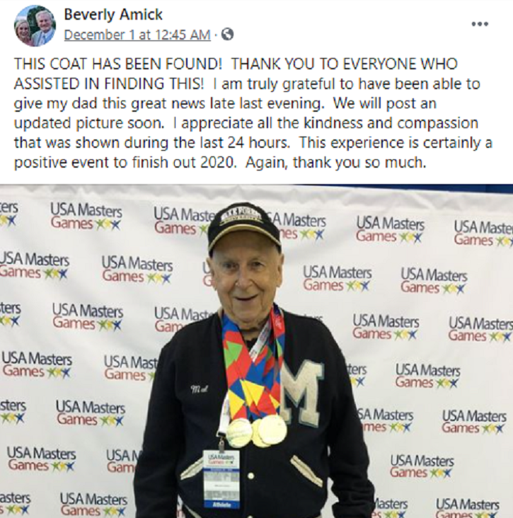 Daughter Uses Social Media To Find Father's Lost Jacket