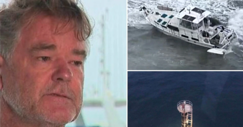 Man Fell Off Boat In Queensland, Found Clinging To Ocean Beacon For ...
