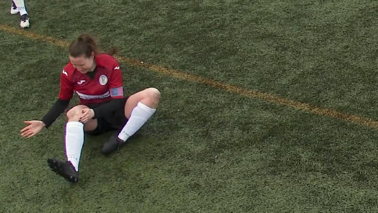 Courage Through Pain - Footballer Dislocates Her Knee, Puts It Back In ...