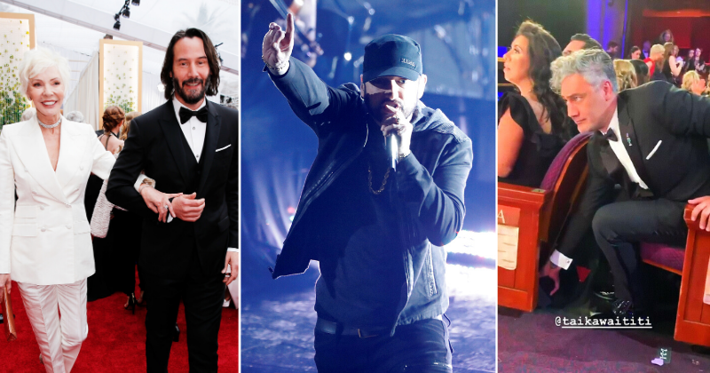 Keanu Reeves Bringing Mom As His Date To Eminem Singing 'Lose Yourself ...