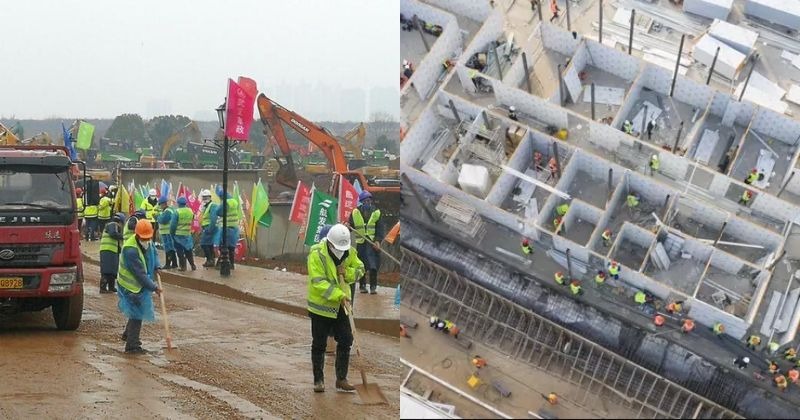 Only China Can Do It: 1,000 Bed Hospital In Wuhan Nears Completion In 6 ...