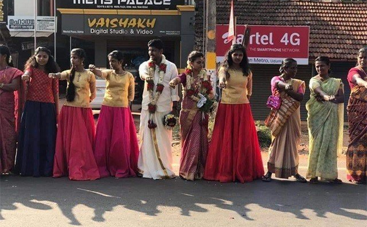 In Pics: 7 Million People Form 620 Km Human Chain In Kerala Against CAA ...