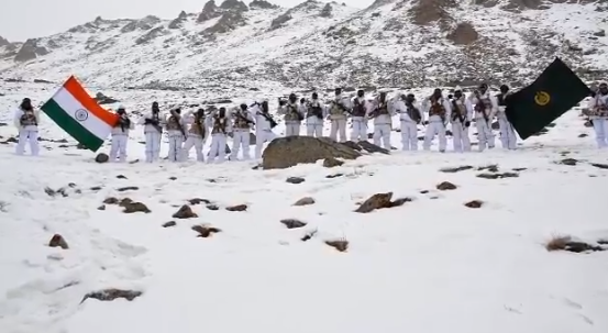 In Minus 20 Degree Celsius, Indo-Tibetan Border Police Celebrates ...