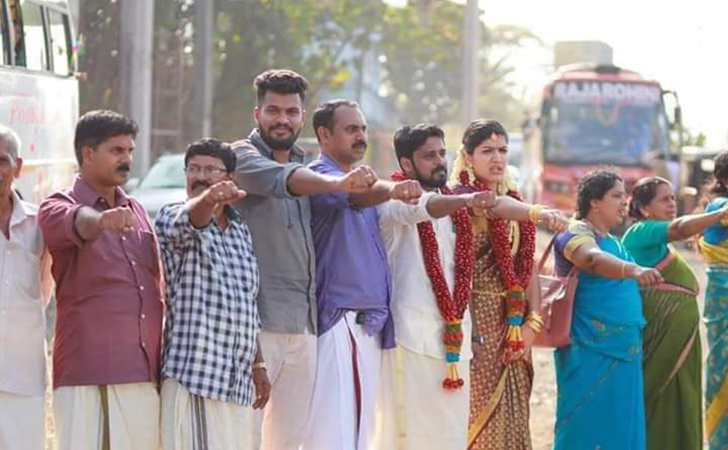 In Pics: 7 Million People Form 620 Km Human Chain In Kerala Against CAA ...