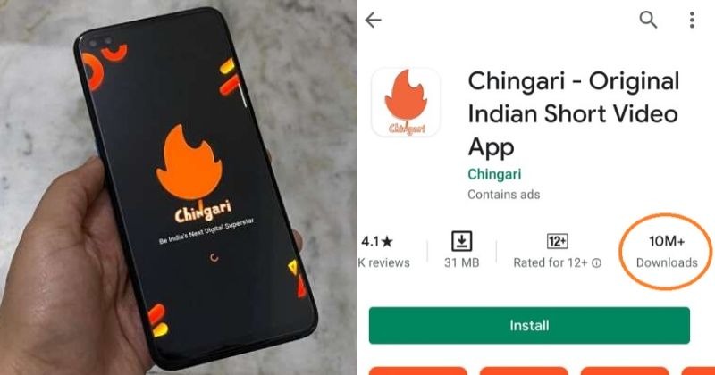 Chingari Has 10 Million Downloads