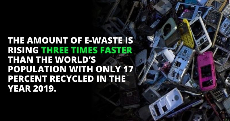 53.6 Million Tonnes Of E-Waste Generated In 2019, Only 17% Got Recycled