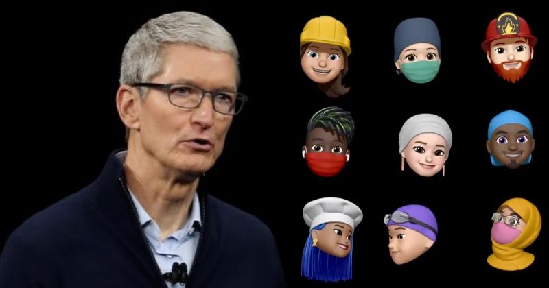World Emoji Day: Tim Cook Shares New Head Wear And Face Mask Emoji ...