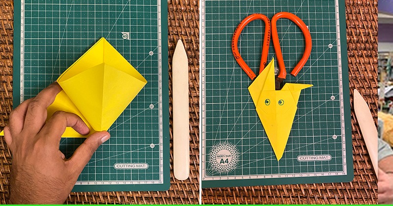 Make A Cute Origami Scissors Case