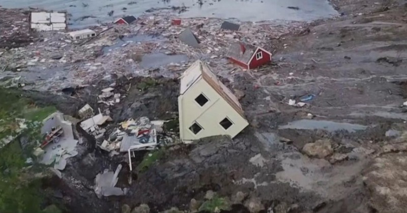 Gone In Seconds! Norway Mudslide Sweeps Away Houses