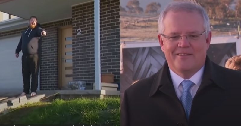 Angry Homeowner Yells At Australian PM & Reporters To Get Off His ...