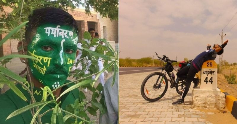 पैर में चोट, फिर भी साइकिल से की 15 राज्यों की यात्रा, 87 हजार पौधे ...
