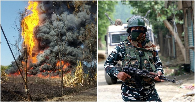 Assam Fire Rages On; 5 Terrorists Gunned Down In Shopian + More Top News
