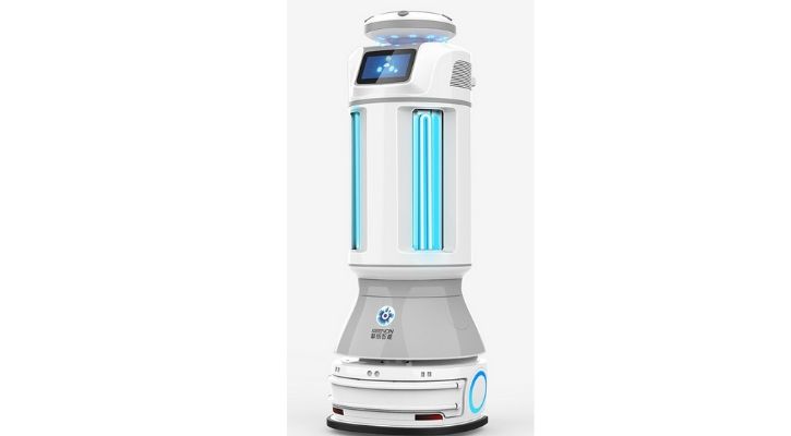 This Robot Kills COVID-19 By Spraying Disinfectants And Flashing UV ...