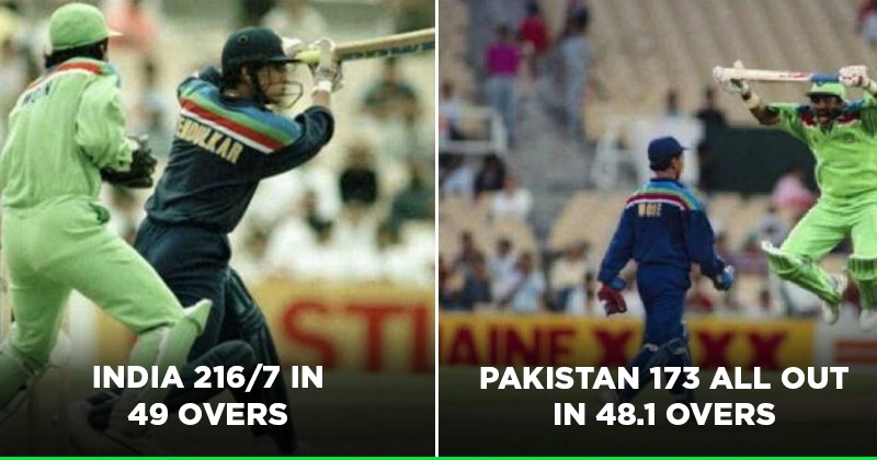 29 Years Ago Today, India And Pakistan Played Their First World Cup ...